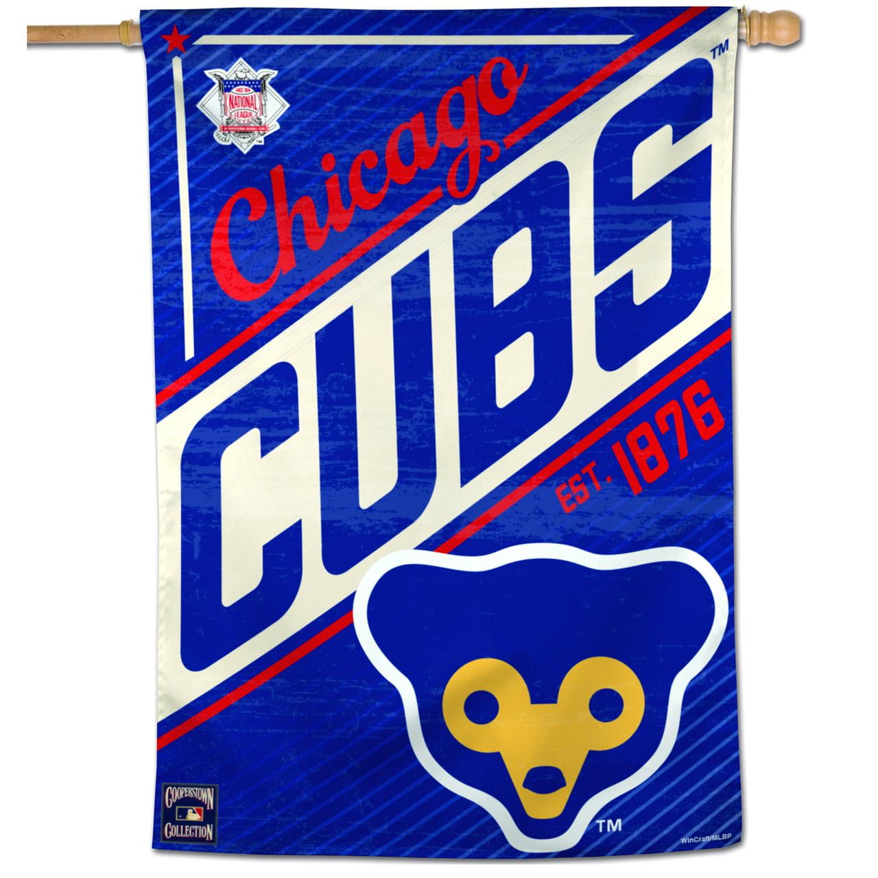 WinCraft Chicago Cubs 28" x 40" Since 1876 Single-Sided Vertical Banner ...