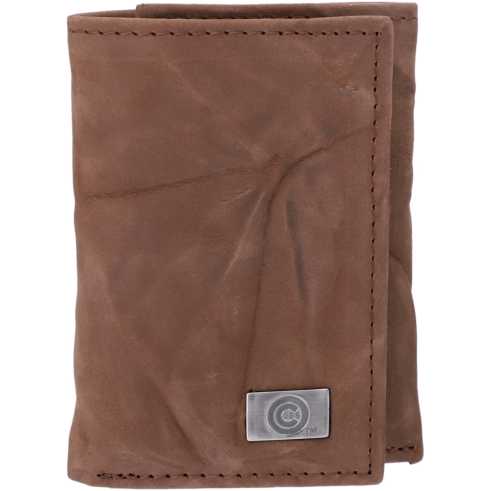 Chicago Cubs Leather Trifold Wallet with Concho - Walmart.com