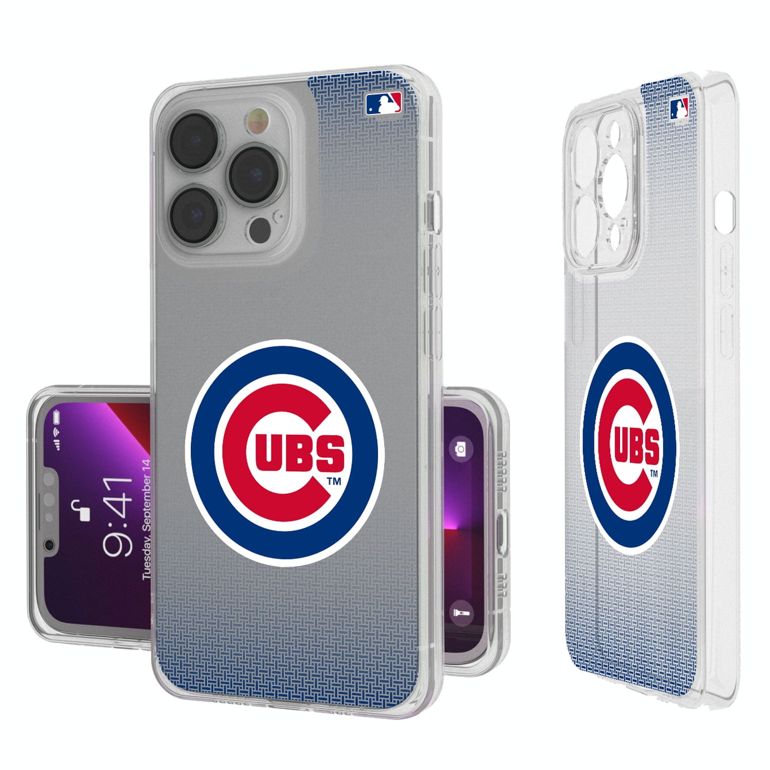 Chicago Cubs Linen Logo iPhone Clear Case - Walmart.com