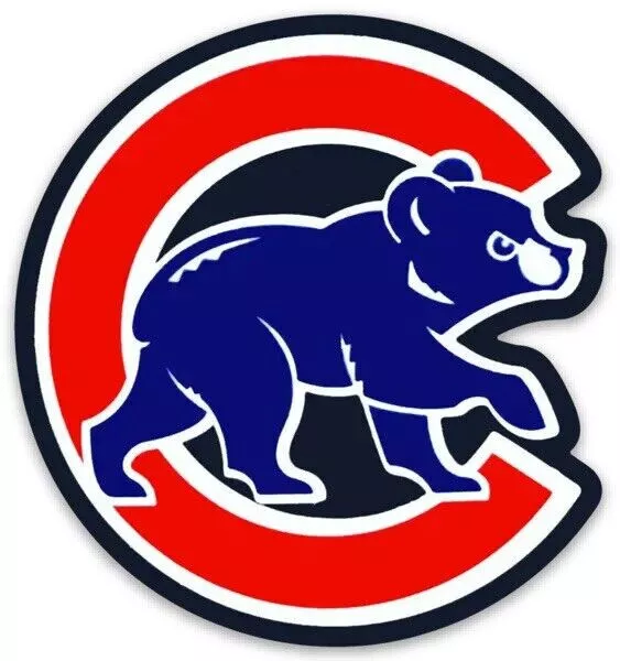 Chicago Cubs Logo Sticker Version 3 Baseball Sticker, Football Sticker ...