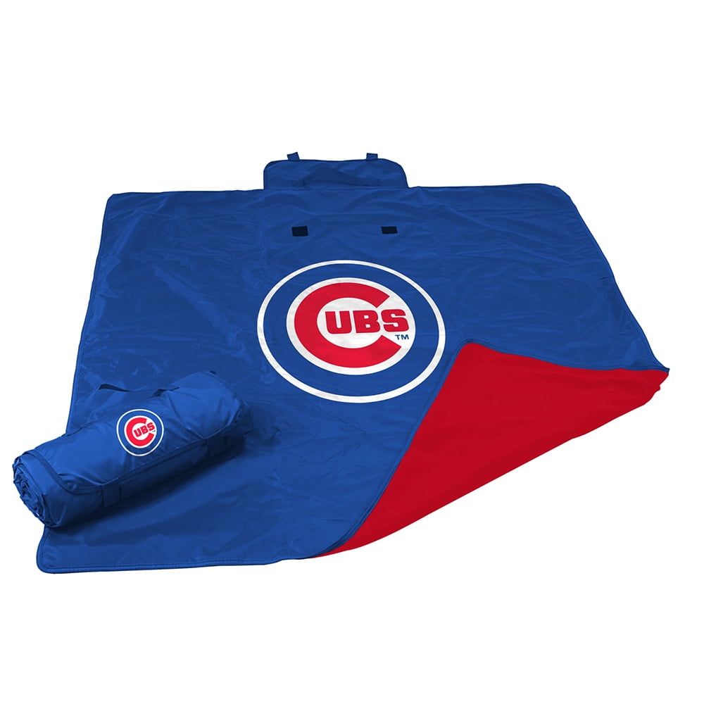Chicago Cubs All-Weather Blanket - Water-Resistant Fleece Stadium ...