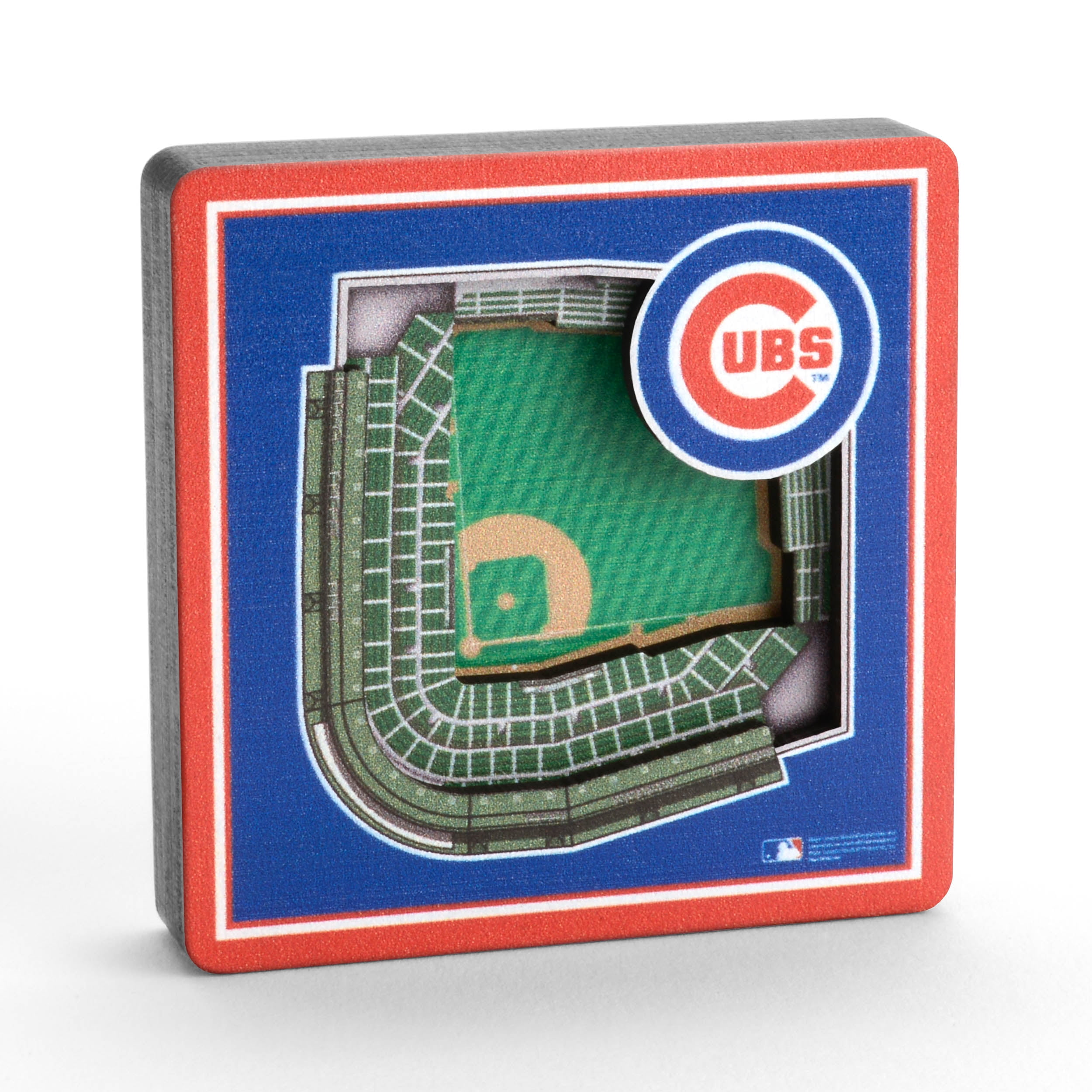 Chicago Cubs Stadium View Magnet 3D Mini Replica - Walmart.com