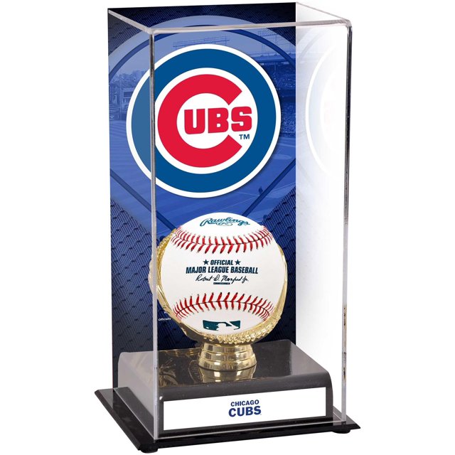 Chicago Cubs Sublimated Display Case with Image - Walmart.com