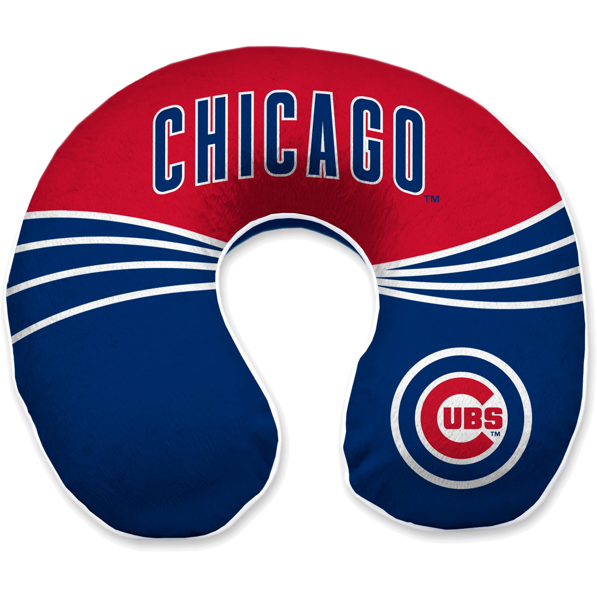 Chicago Cubs Wave Memory Foam Travel Pillow - Walmart.com
