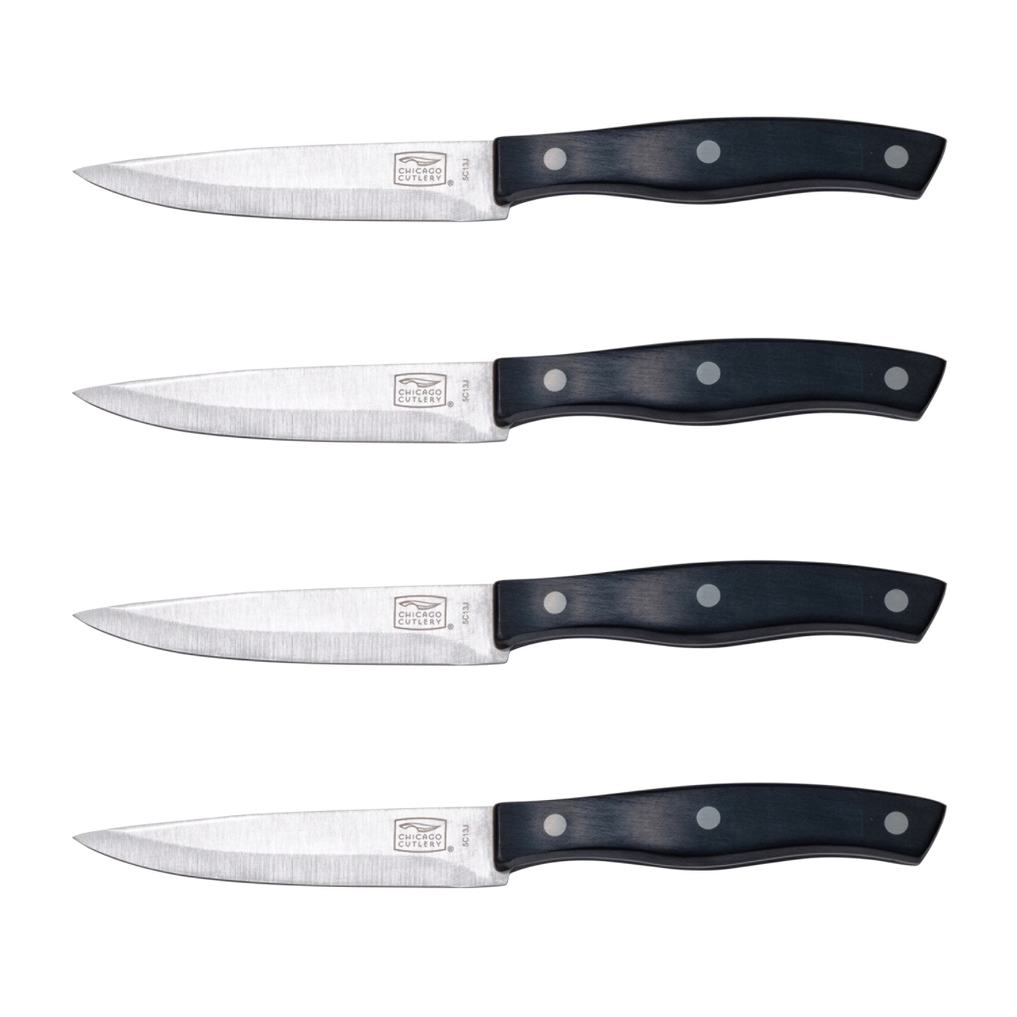 Chicago Cutlery Ellsworth 4-Piece Stainless Steel Steak Knife Set ...