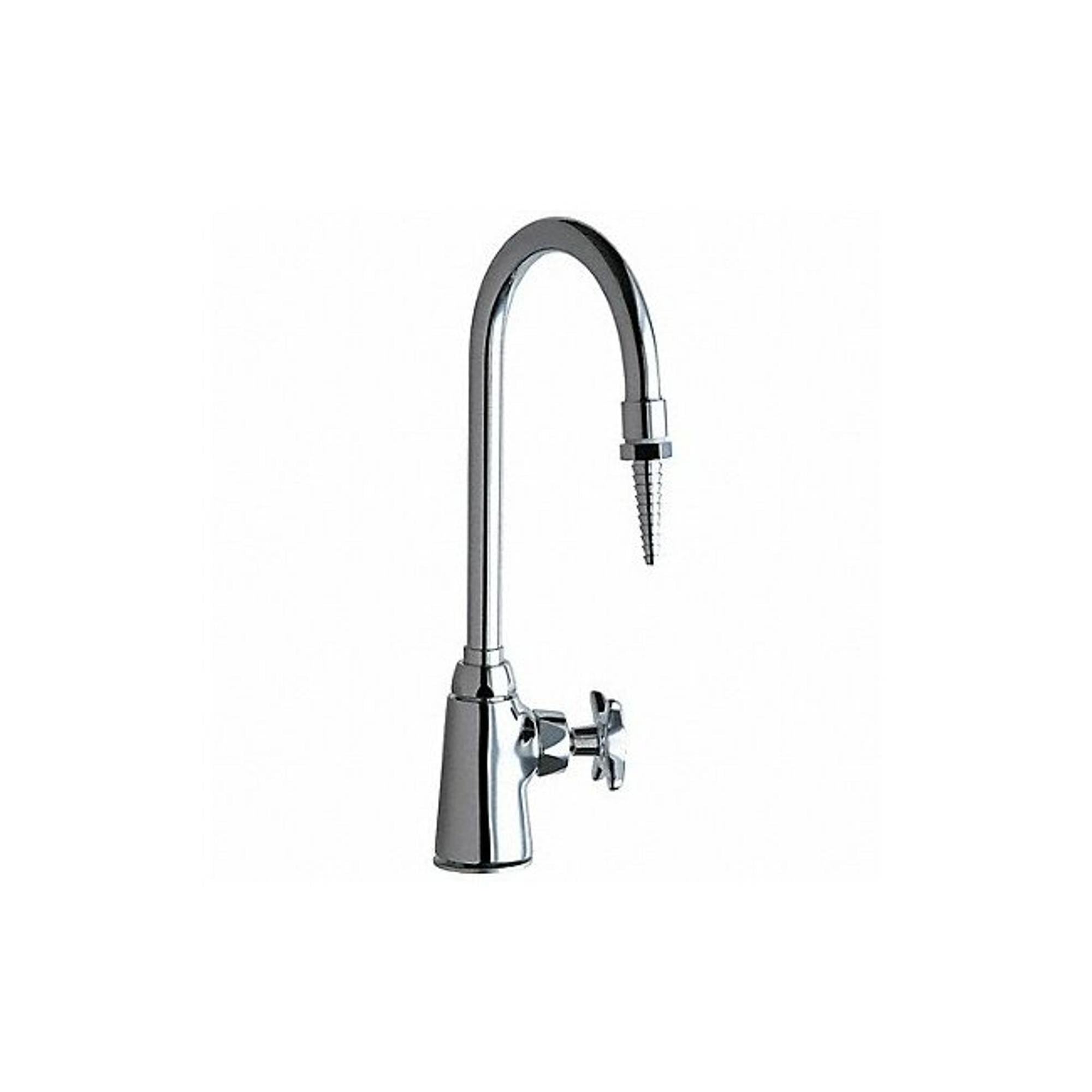 Chicago Faucet Gooseneck,Chrome,Chicago Faucets,1.0gpm 969-CTF ...