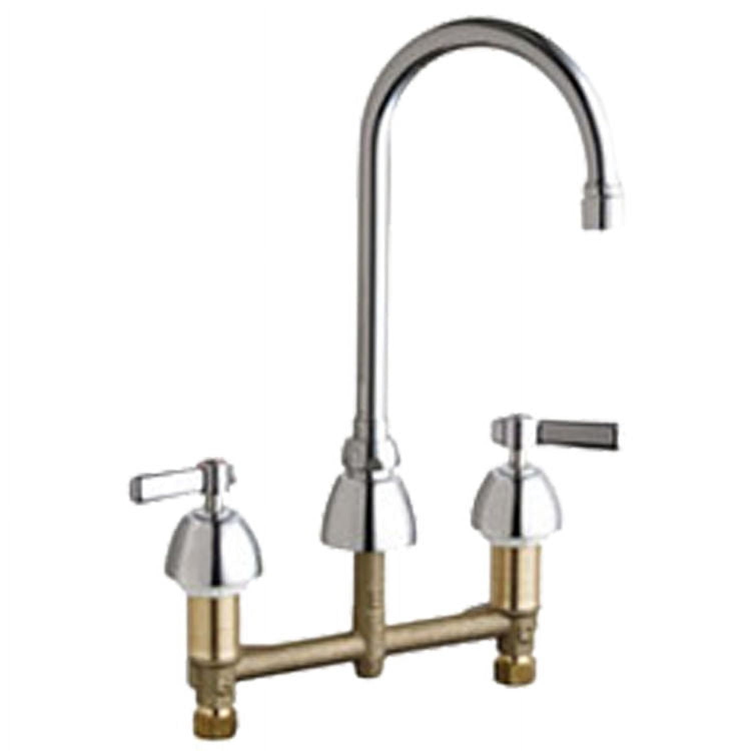 Chicago Faucets 201-RSGN2AE3VPABCP Concealed Hot and Cold Sink Faucet ...
