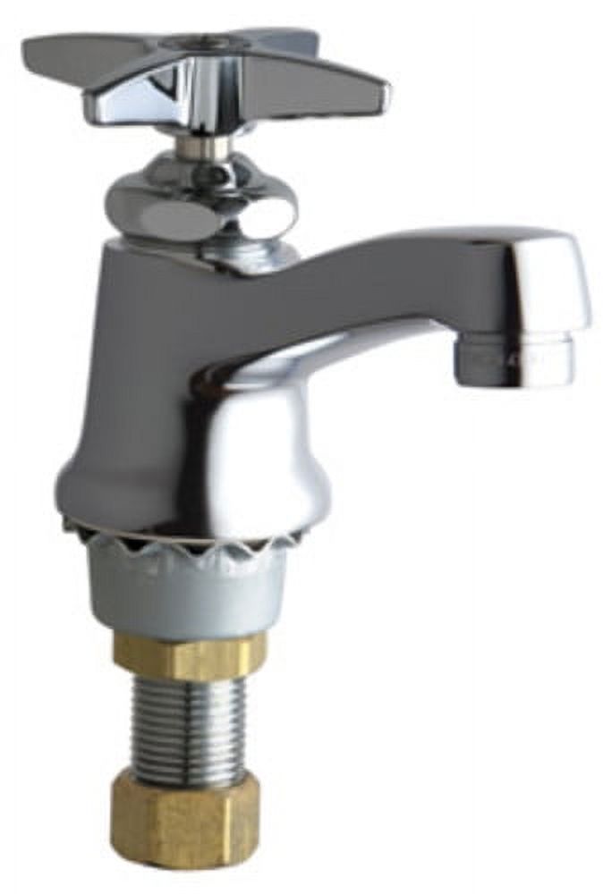 Chicago Faucets 701-PLAB Chrome Single Supply Hot / Cold Water Basin ...