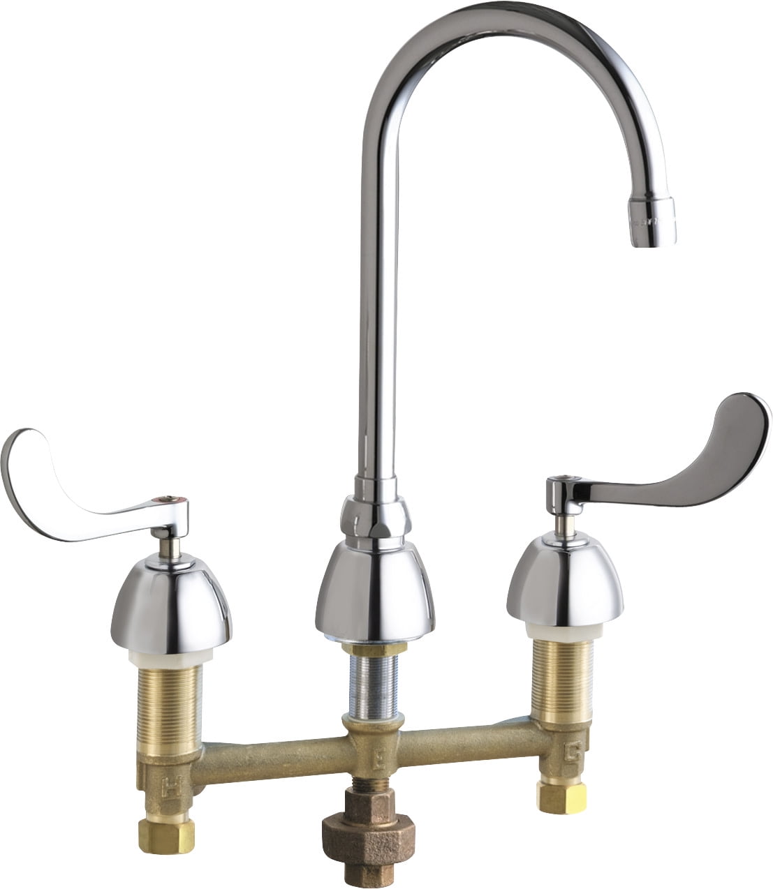 Chicago Faucets 786-Twgn2ae3xk Commercial Grade High Arch Kitchen ...