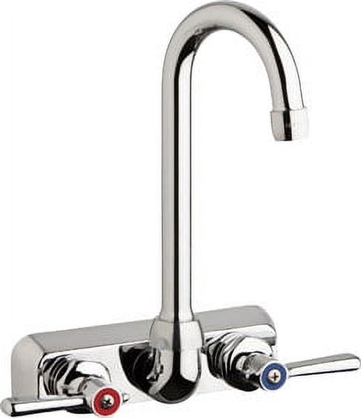 Chicago Faucets W4w-Gn1ae35-369Ab Commercial Grade Centerset Laundry ...