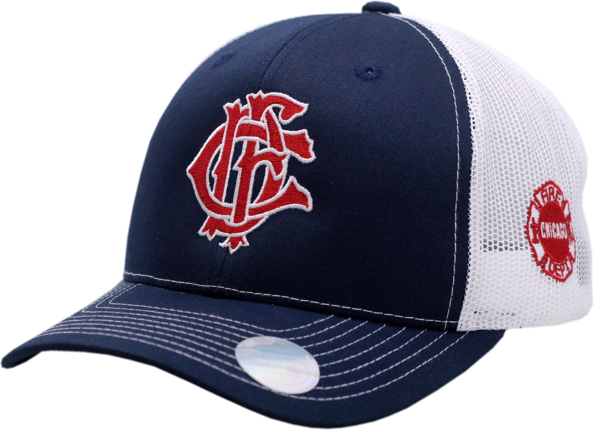 Chicago Fire Department Snapback Trucker Mesh Letternest W/Side Logo ...