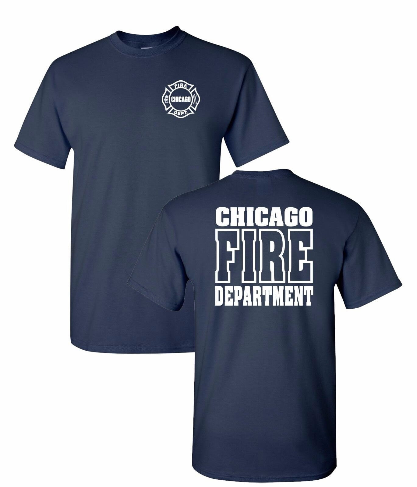 Chicago Fire Department T-shirt Sided As Seen On TV Show -1719459350 ...