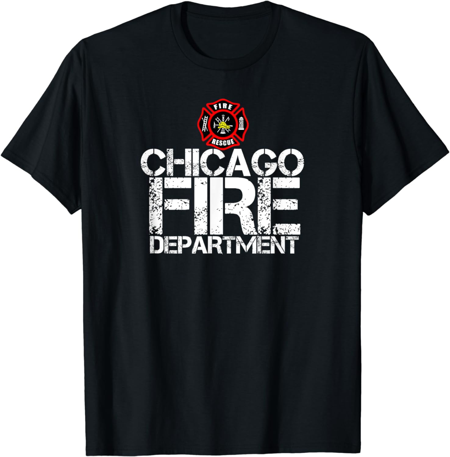 Chicago Fire Department TShirt Firehouse Tee Shirt - Walmart.com