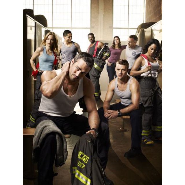 Chicago Fire Poster Metal Sign 8In x 12In Metal Art Print 8x12 Square ...