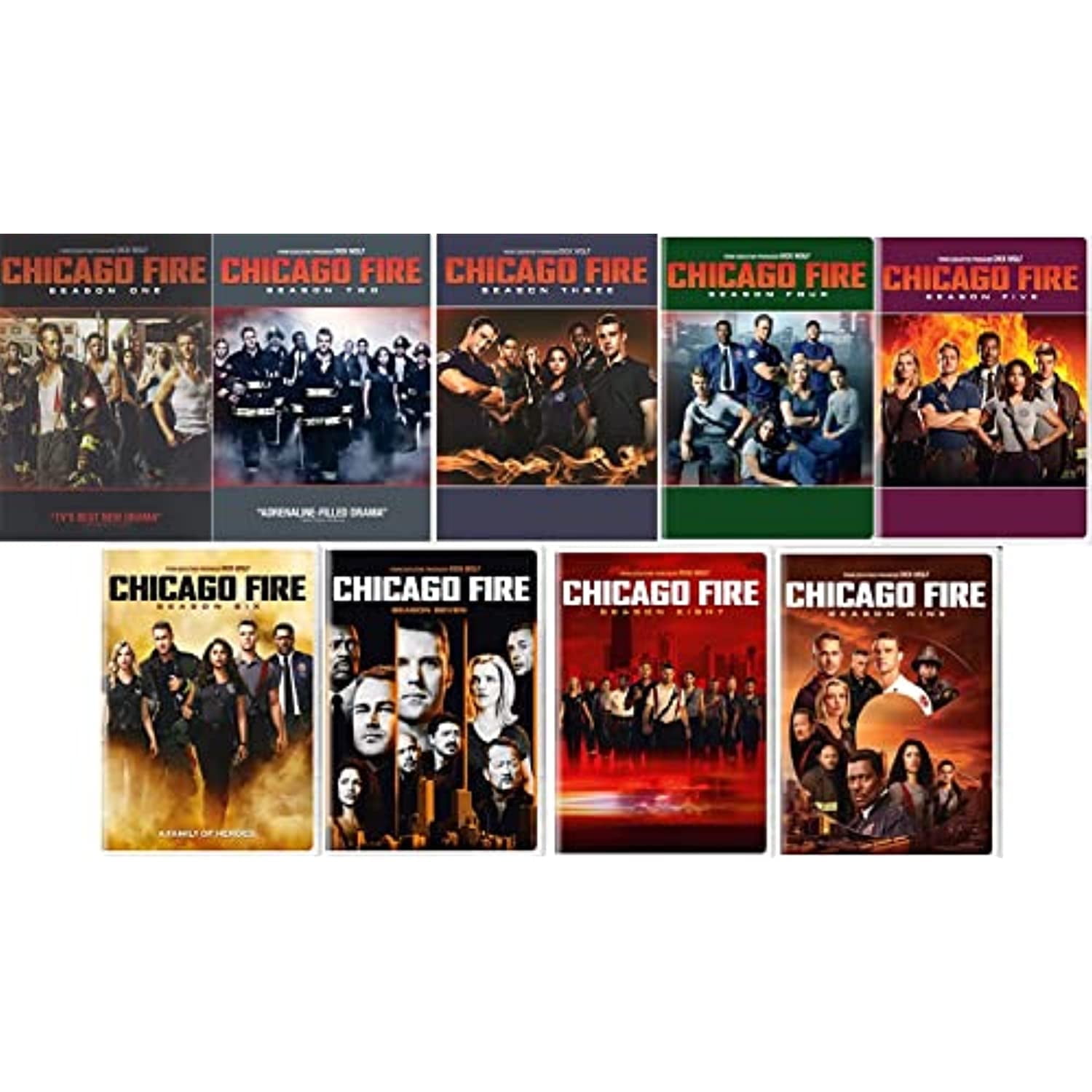 Chicago Fire Complete Series: Seasons 1-9 DVD Box Set TV Show - Walmart.com