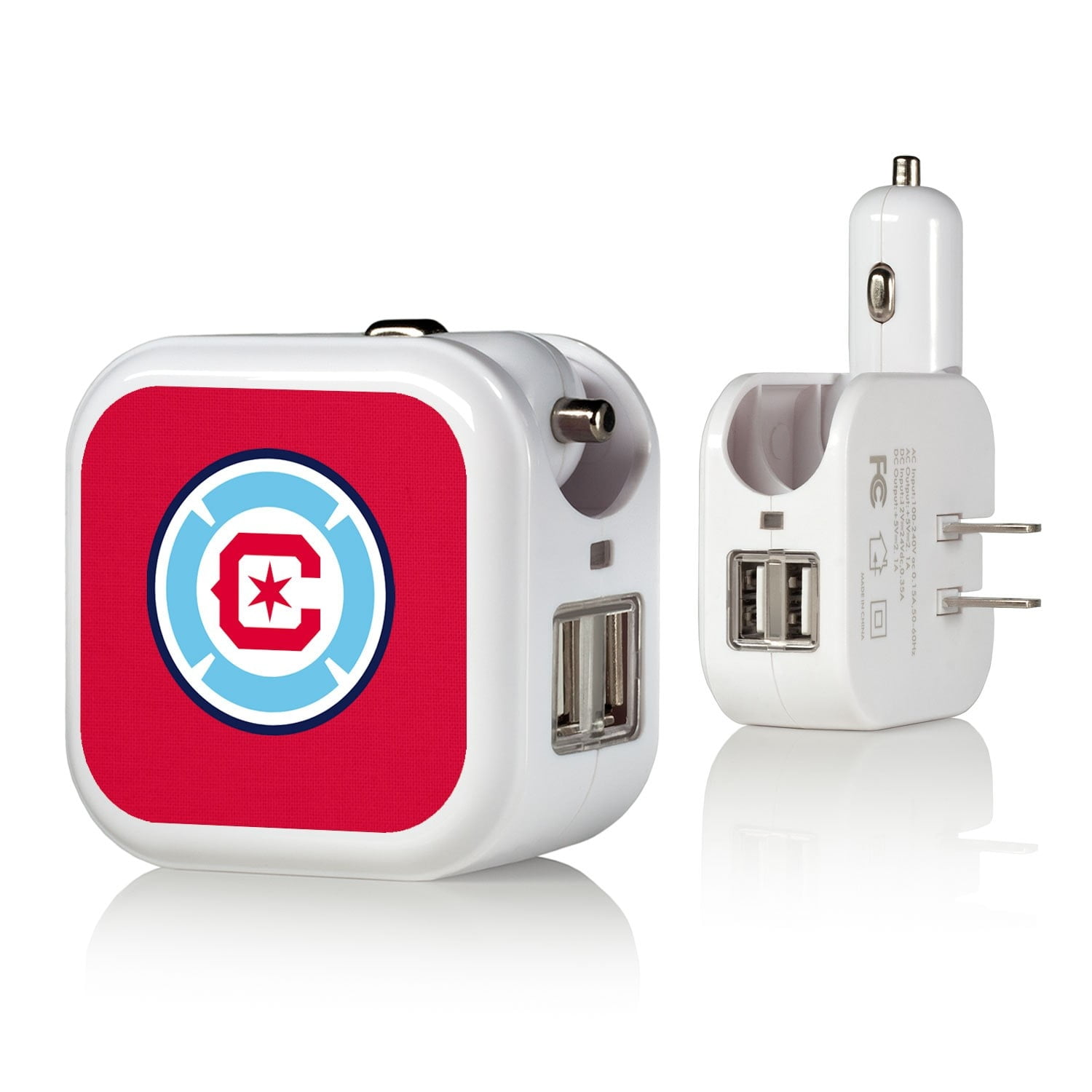 Chicago Fire Solid Logo USB Charger - Walmart.com