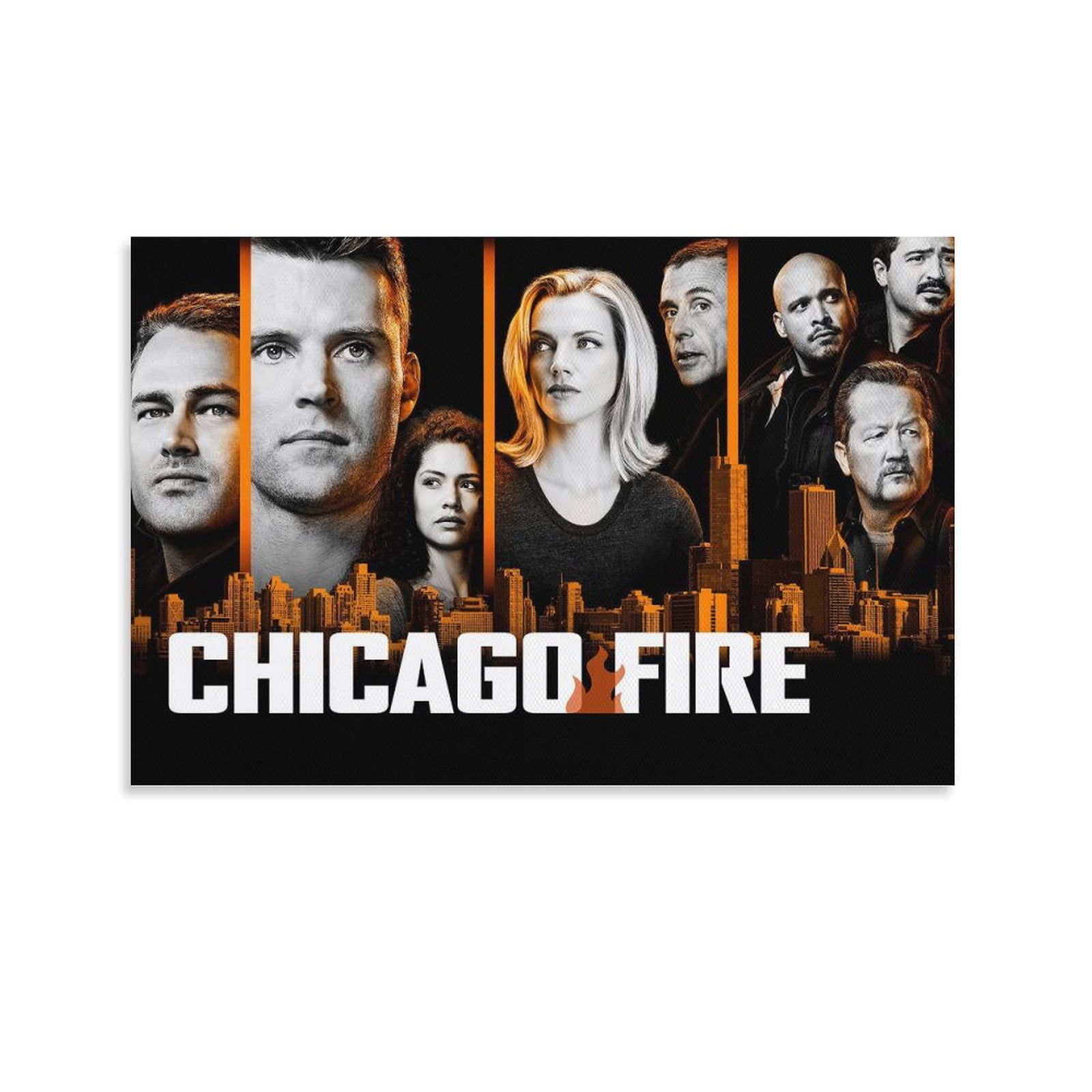 Chicago Fire TV Show Collection Black Poster Print Photo Art Painting ...