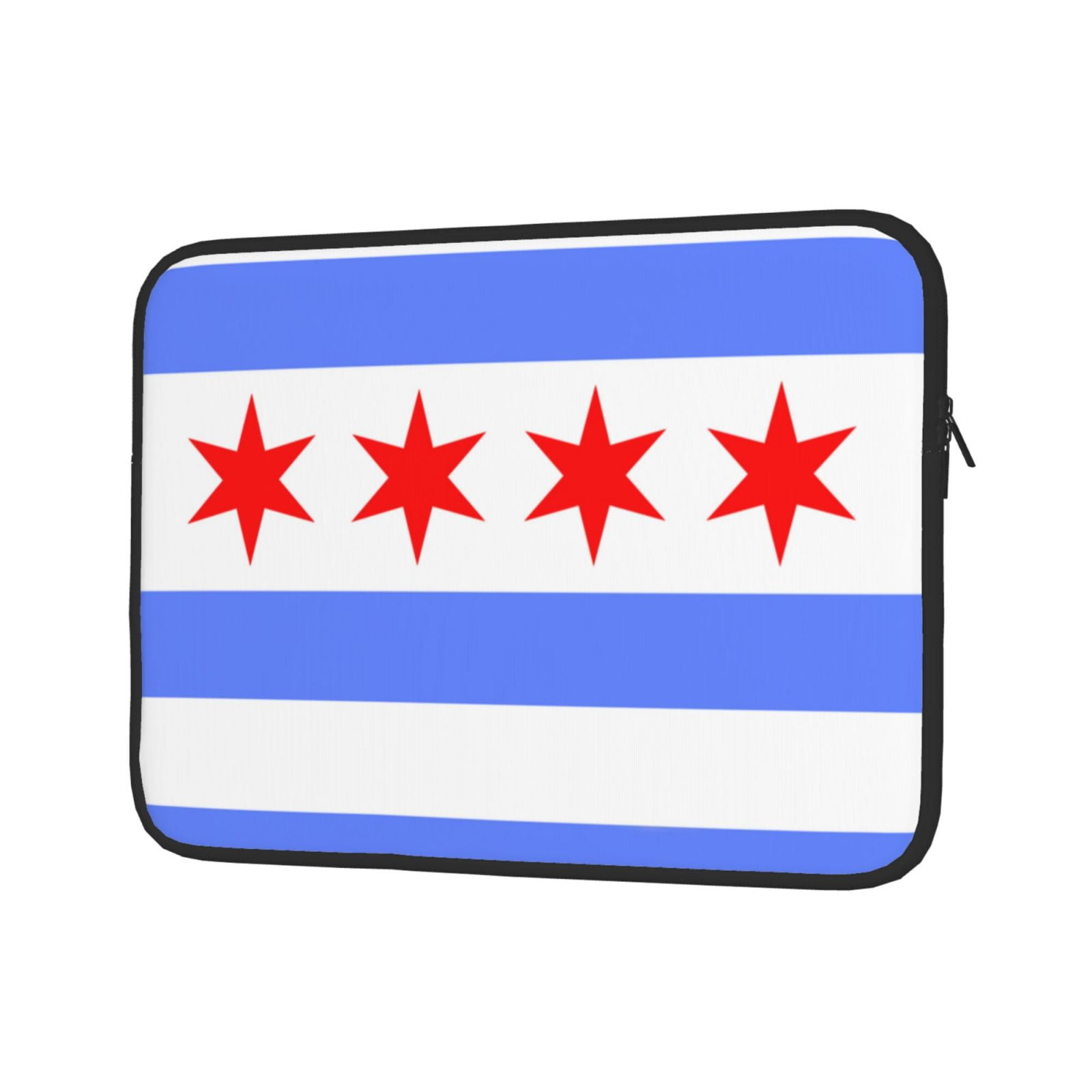 Chicago Flag Style Laptop Sleeve Case Neoprene Carrying Bag laptop case ...