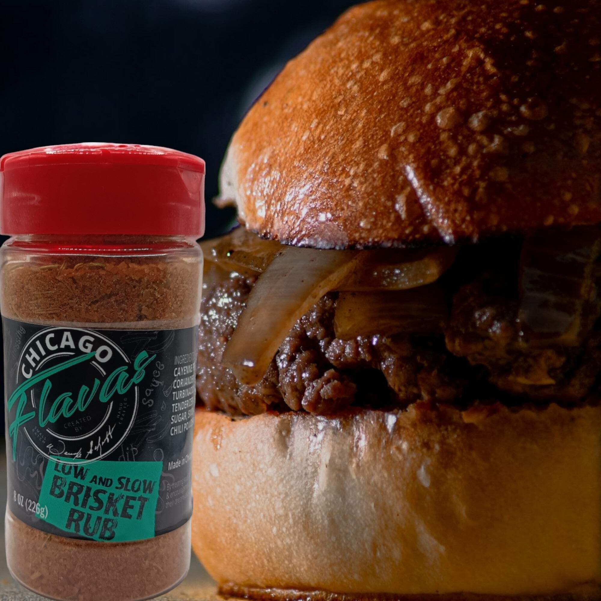 Chicago Flavas Low & Slow Brisket Rub, 1.00 fl oz Bottle - Walmart.com