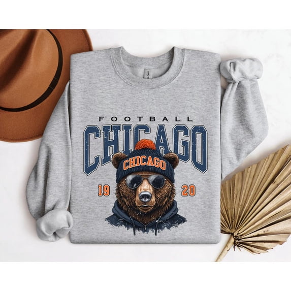 Chicago Football 1920s Sweatshirt: Retro Sports Sweatshirt, Chicago ...