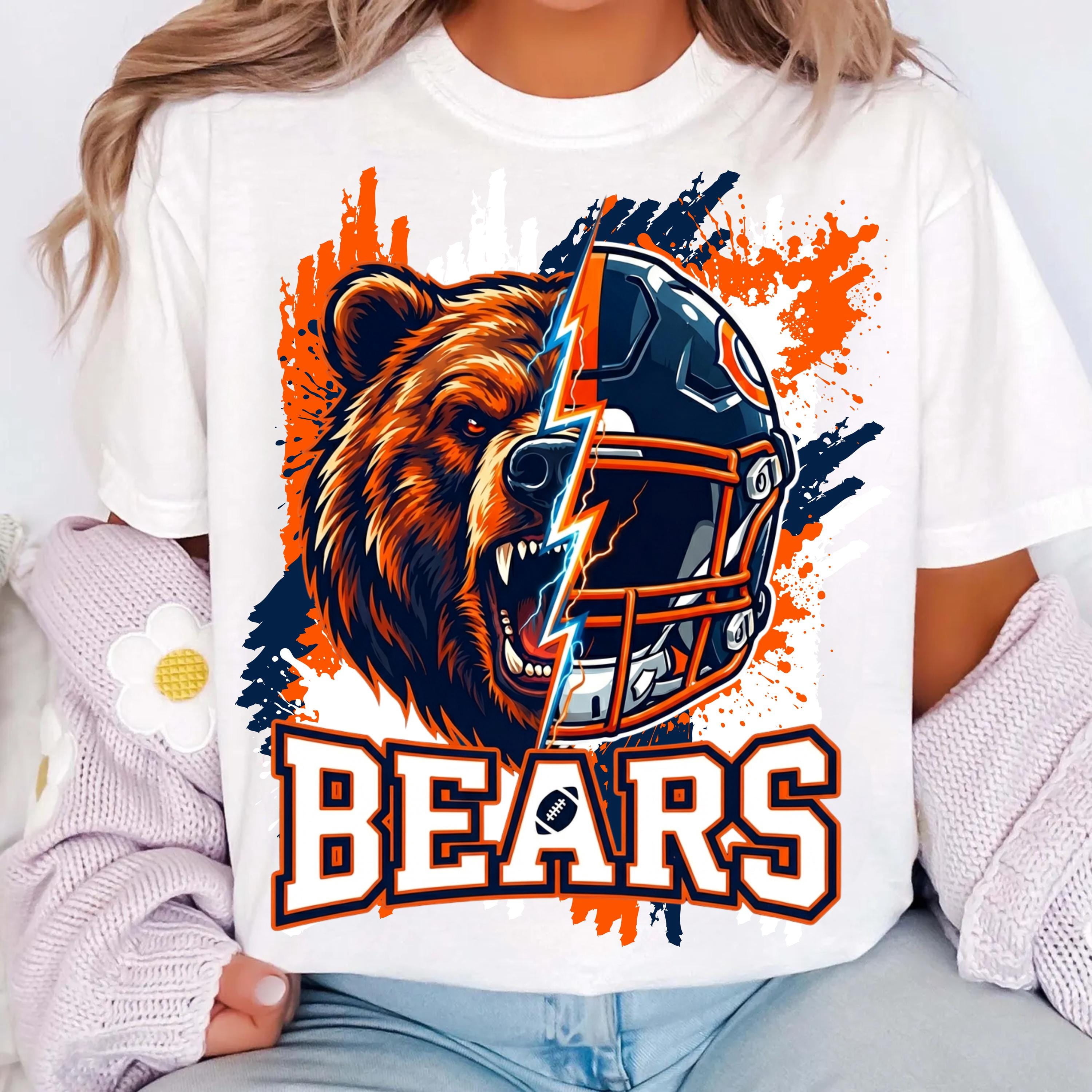 Chicago Football Bear PNG, Bears Football png, Bears Lover png ...