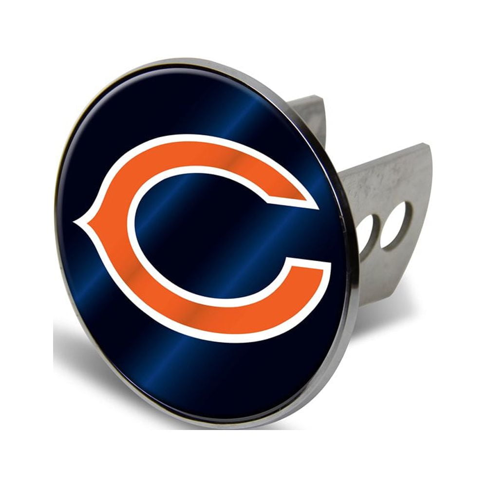 Chicago-Football-Bear's Laser Cut Logo Chrome Trailer Hitch Cover ...