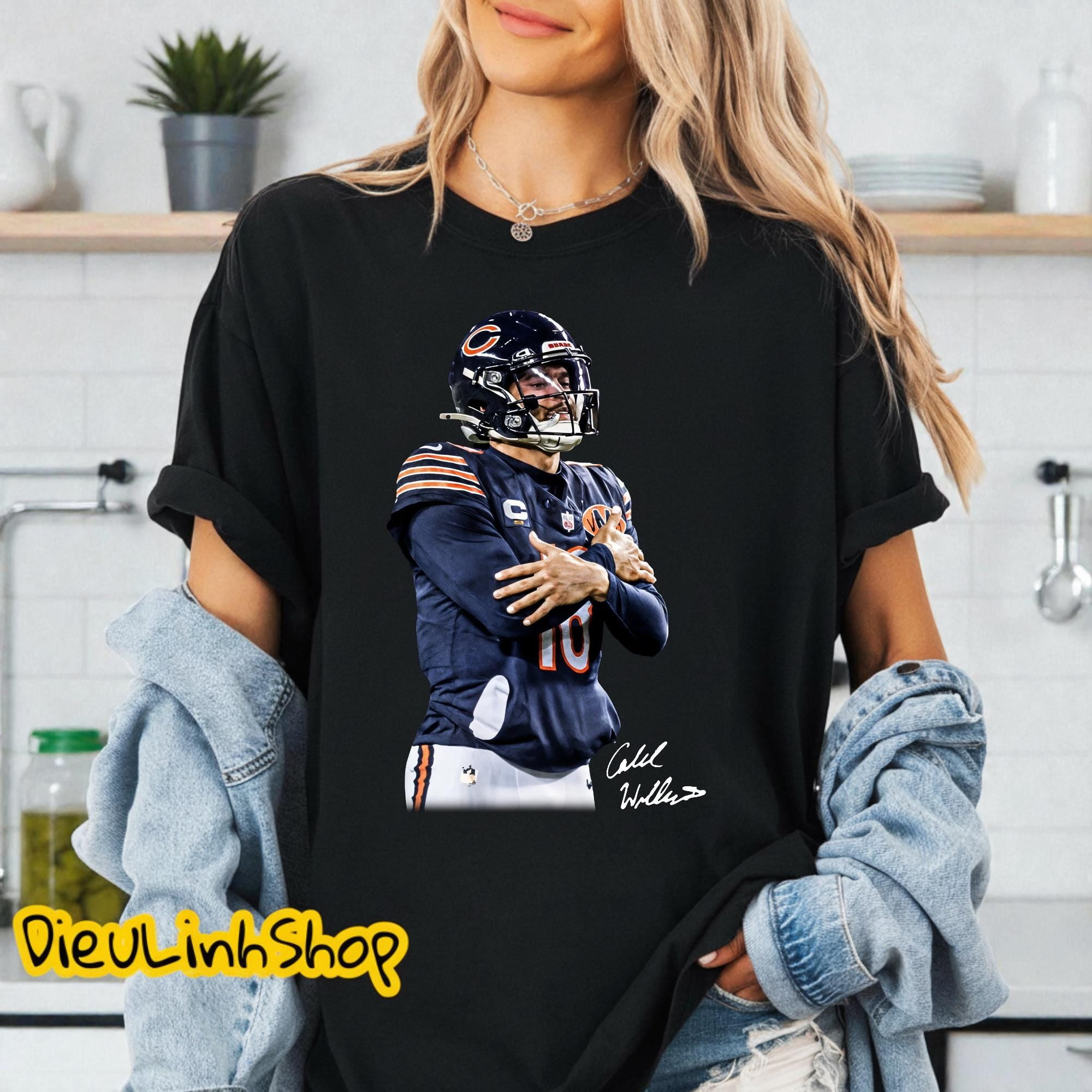 Chicago Football Caleb T-Shirt, CALEB WILLIAMS "COLD" Chicago Football ...