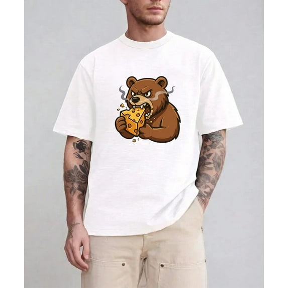 Chicago Football Rivalry Bear Graphic Unisex Cotton T-Shirt, Sizes S ...