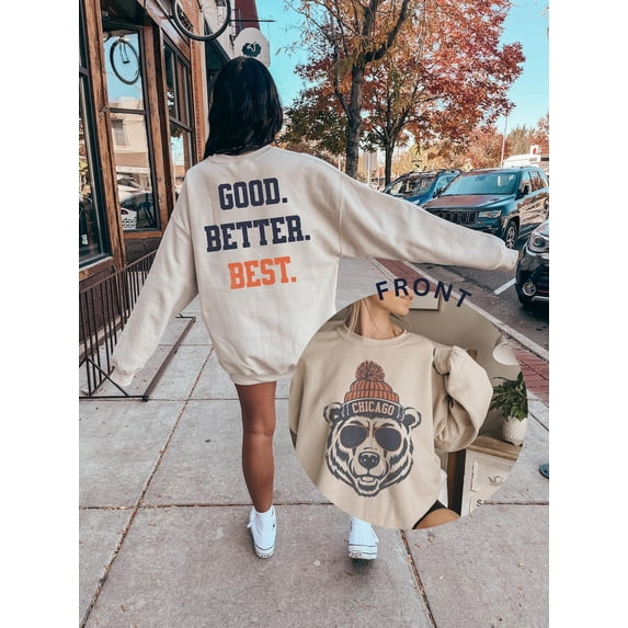 Chicago Football Sweatshirt, Trendy Chicago Football Fan Gifts, Chicago ...