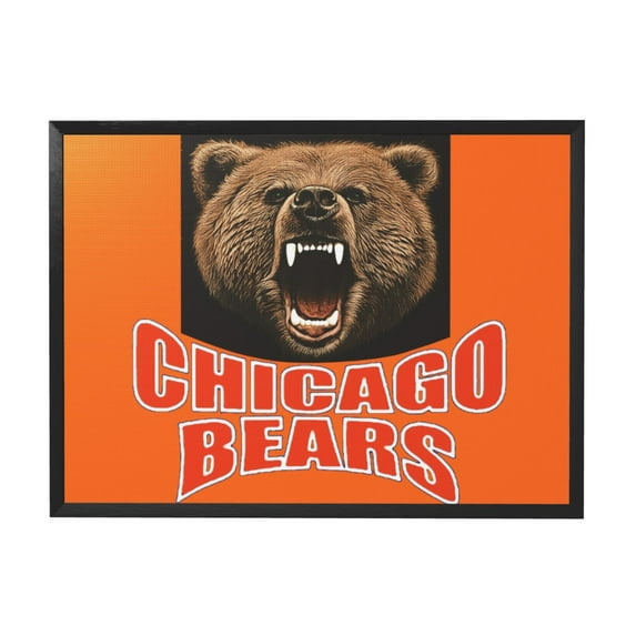 Chicago Football Team Black Frame Decorative Painting 12"x16 ...