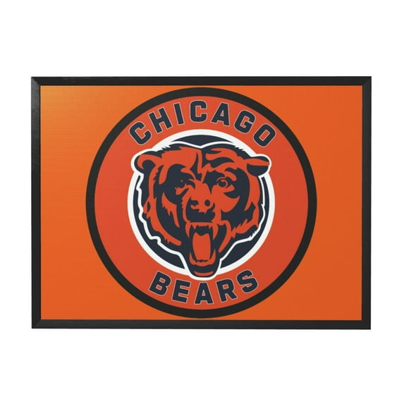Chicago Football Team Black Frame Decorative Painting 12"x16 ...