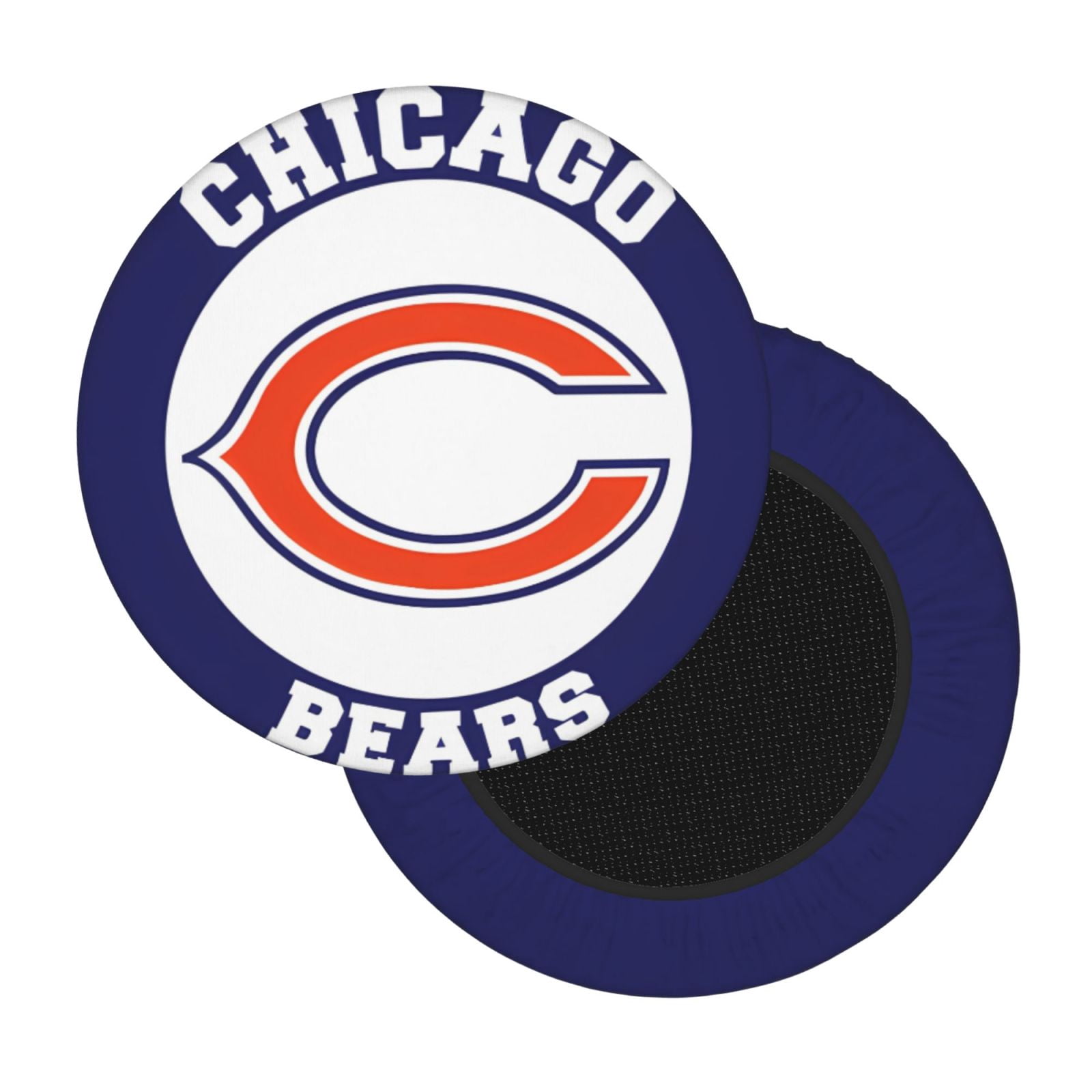 Chicago Football team themed Round Bar Stool Seat Covers, Soft And ...