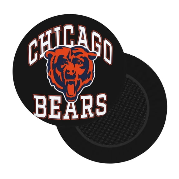 Chicago Football team themed Round Bar Stool Seat Covers, Soft And ...