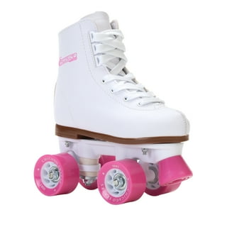 Chicago Ladies Bullet Speed Skates White Classic Quad Roller Skate ...