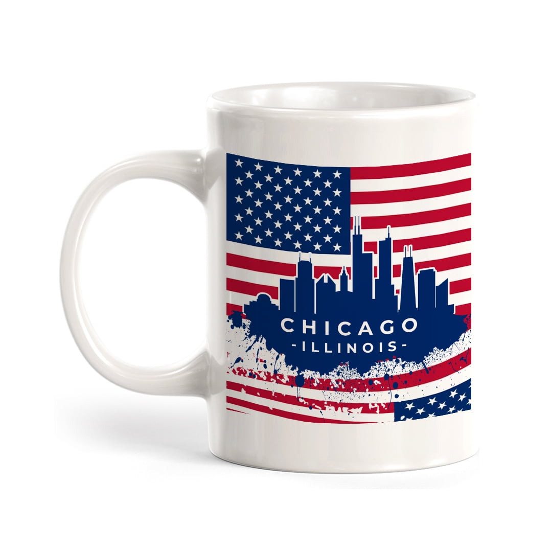 Chicago, Illinois 11oz Plastic Coffee Mug | Office & Home | American ...