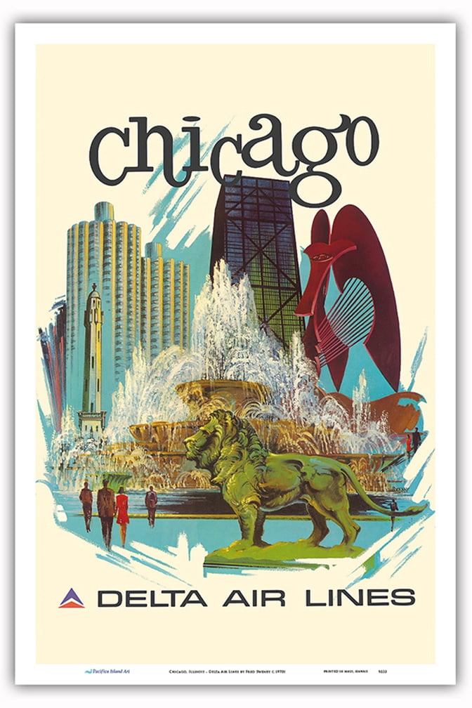 Chicago Illinois - Buckingham Fountain Marina City - Delta Air Lines ...