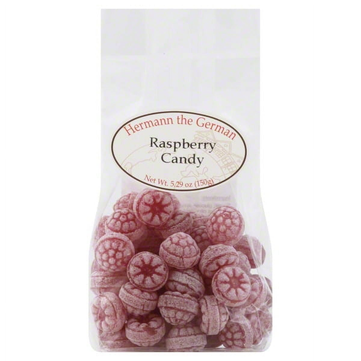 Hermann the German Traditional Raspberry Hard Candy, 5.29 oz, Product ...