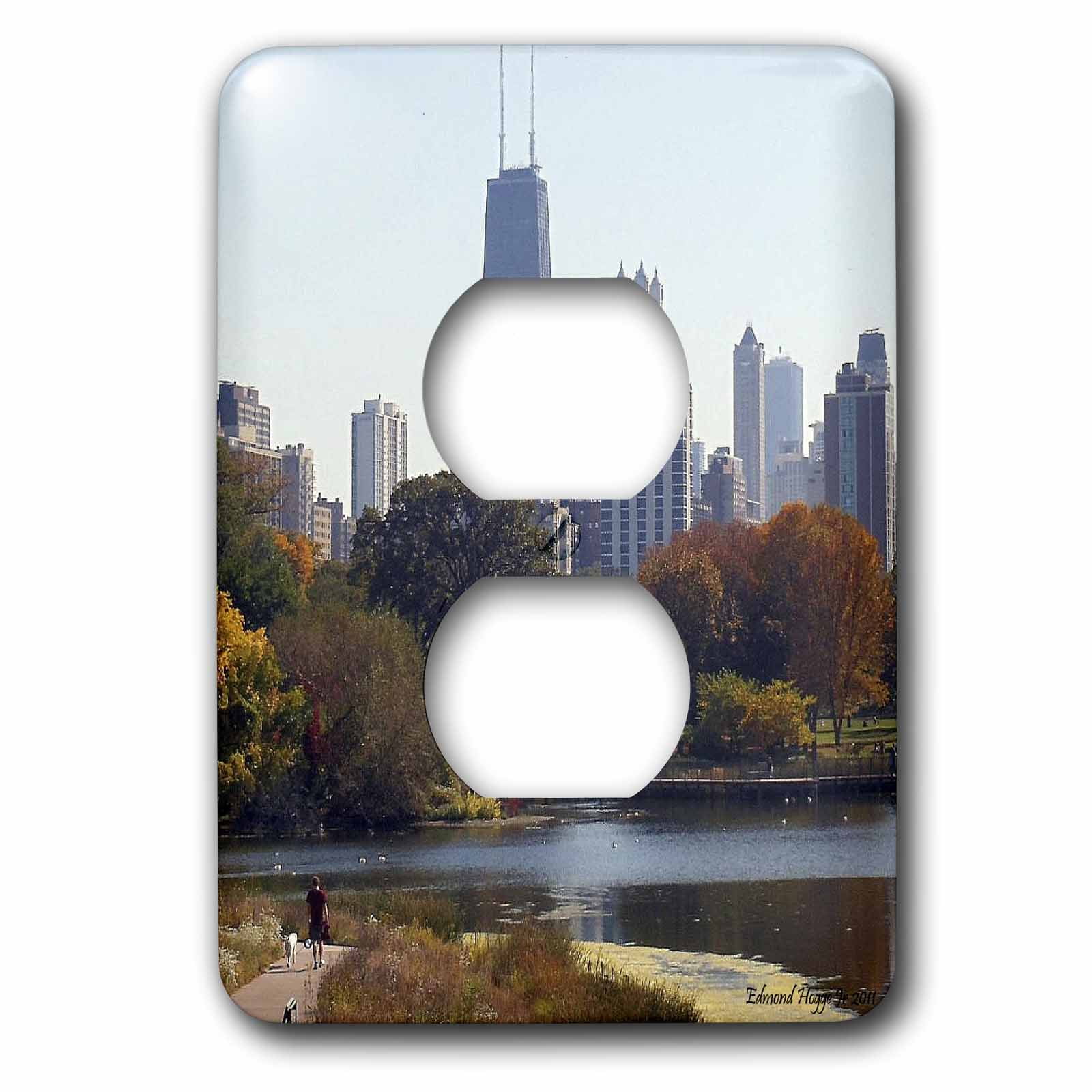 Chicago In The Fall 2 plug outlet cover lsp-34519-6 - Walmart Business ...