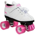 Chicago Ladies Bullet Speed Skates White Classic Quad Roller Skate ...