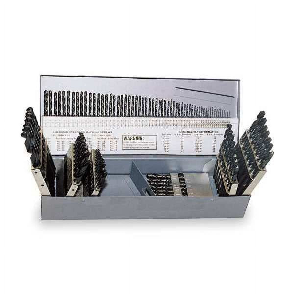 Chicago-Latrobe Jobber Drill Set,115 pc,Cobalt 46650 - Walmart.com
