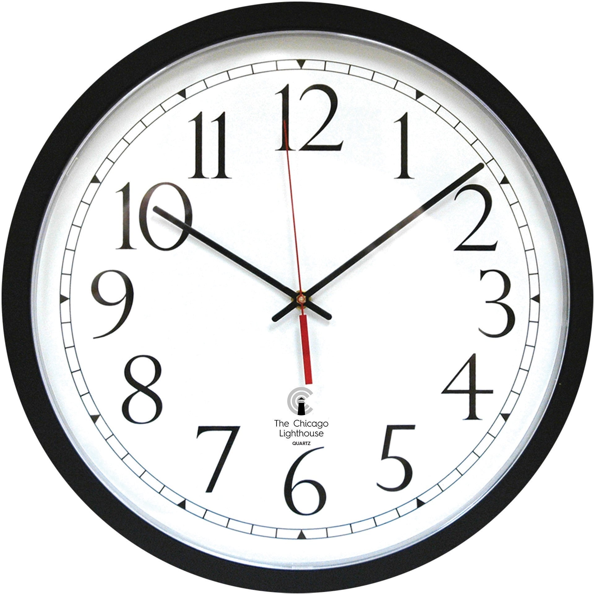 Chicago Lighthouse Contemporary Atomic Wall Clock - Walmart.com