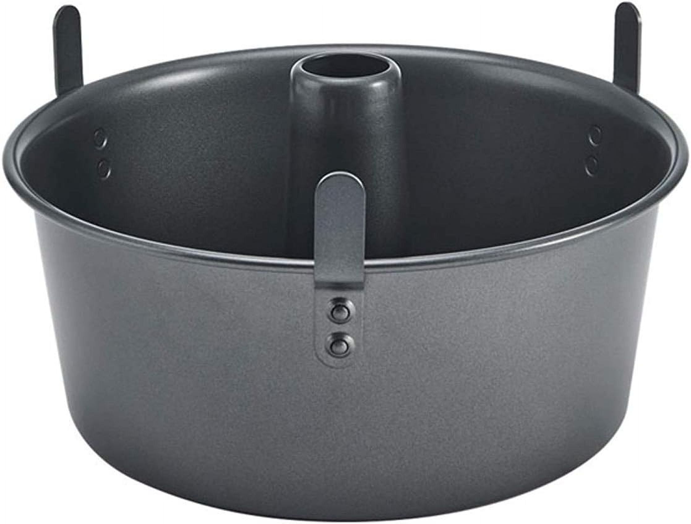 Chicago Metallic Professional 2-Piece 9.5-Inch Angel Food Cake Pan with ...