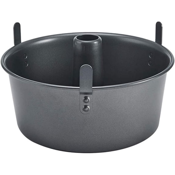 Chicago Metallic Professional 2-Piece 9.5-Inch Angel Food Cake Pan with ...