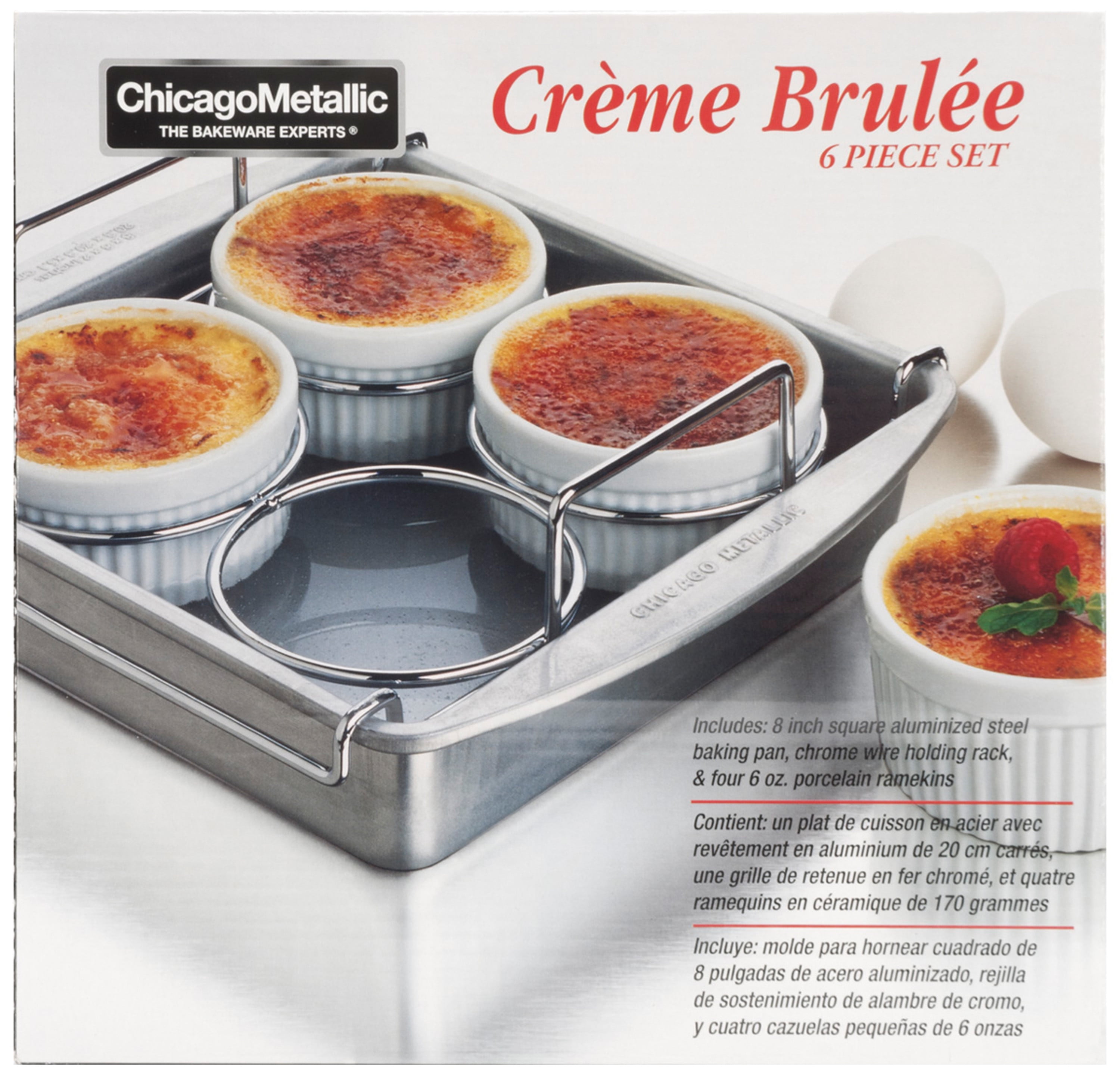 Chicago Metallic Professional 6-Piece Crème Brulee Set (77106 ...