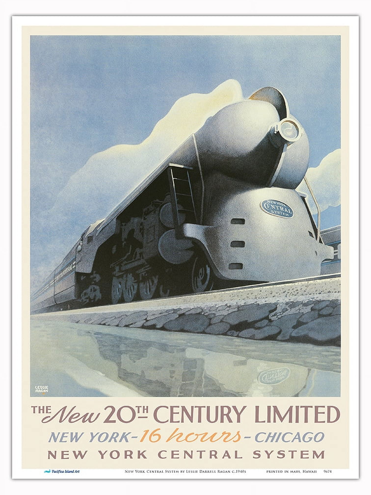 Chicago - New York Central System - The New 20th Century LTD - Vintage ...