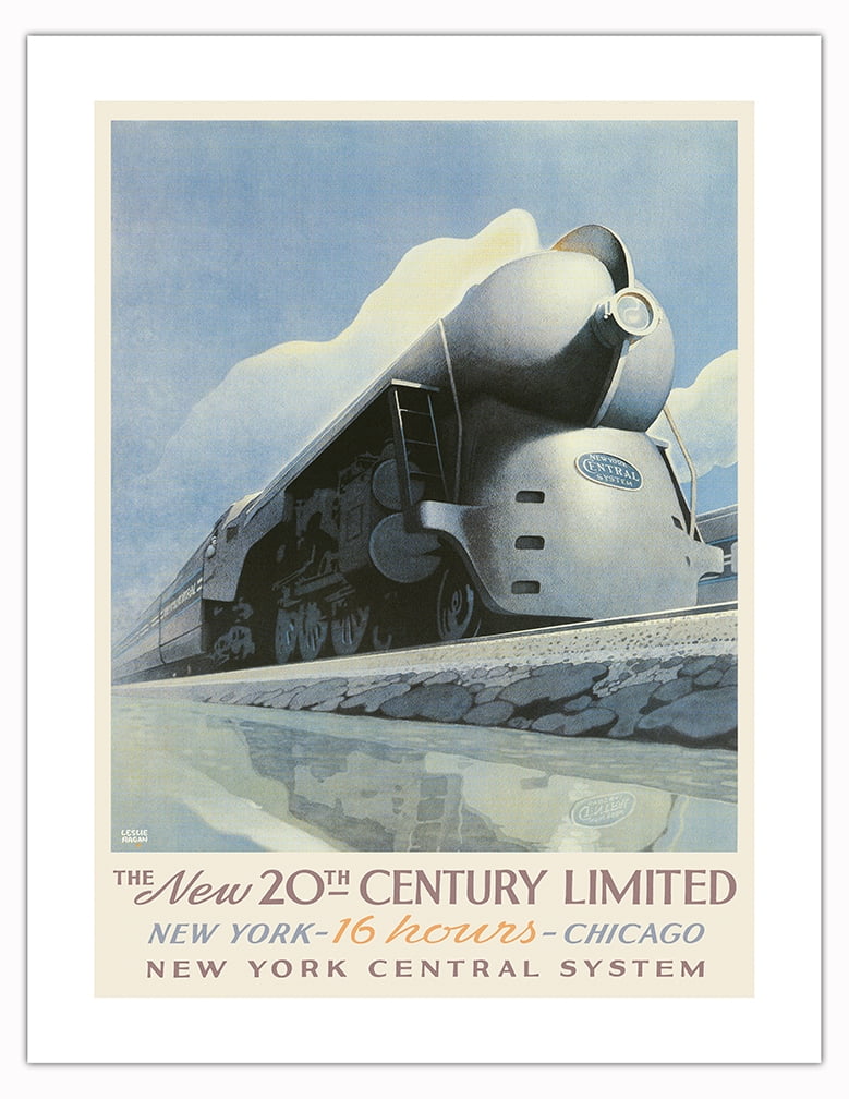 Chicago - New York Central System - The New 20th Century LTD - Vintage ...