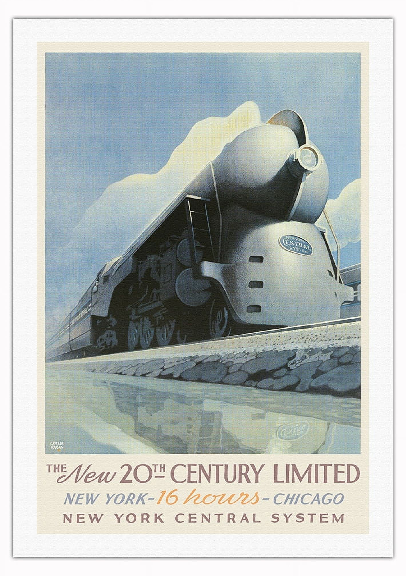 Chicago - New York Central System - The New 20th Century LTD - Vintage ...