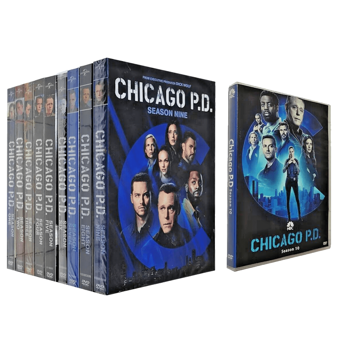 Chicago P.D. The Complete Seasons 1-10 [54-Disc DVD Collection] (Crime ...