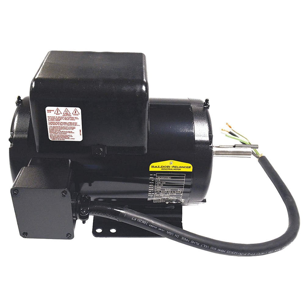 Chicago Pneumatic - 1312100400 - Motor, 7.5 HP, 208-230V, 1-Phase, 3450 ...