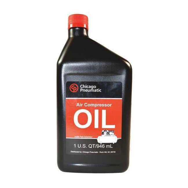 Chicago Pneumatic Compressor Oil,1 qt, Bottle,30 SAE Grade 1312101247 ...